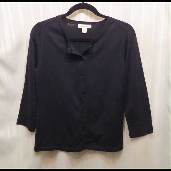 Coldwater Creek | Sweaters | New Coldwater Creek Black Cardigan Xs ...